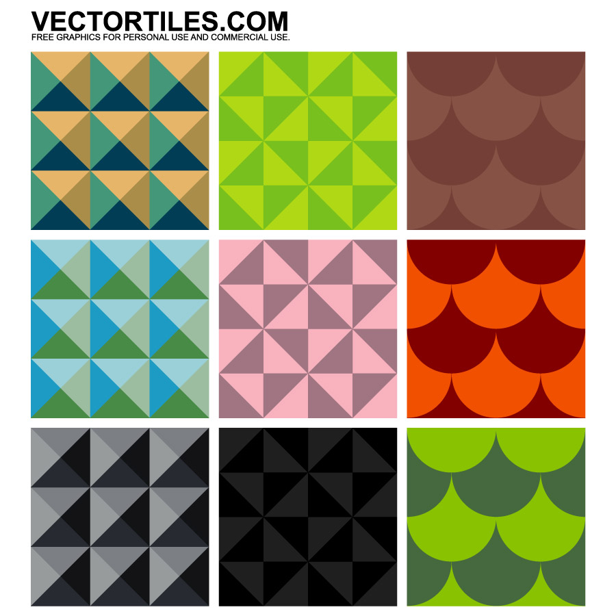 Seamless Geometric Patterns | Vector Tiles